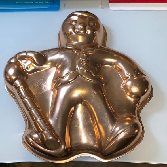 Kitchen | Vintage Copper Gingerbread Man Pan 198 | Poshmark
